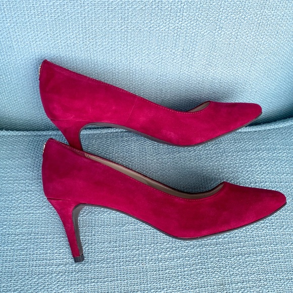 Cole Haan | Shoes | Cole Haan Raspberry Pink Suede Pumps | Poshmark